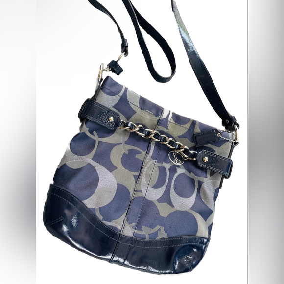 Coach | Bags | Coach Blue Crossbody Bag | Poshmark